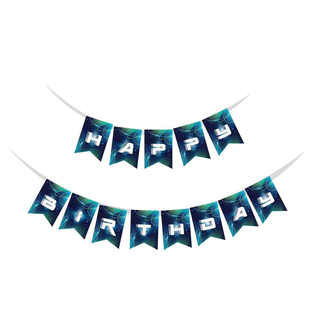 Buzz Lightyear Theme Happy Birthday Banner (6 Inches/250 GSM Cardstock ...